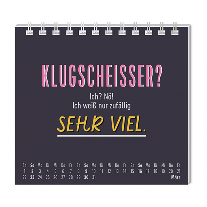 Mini-Kalender 2025